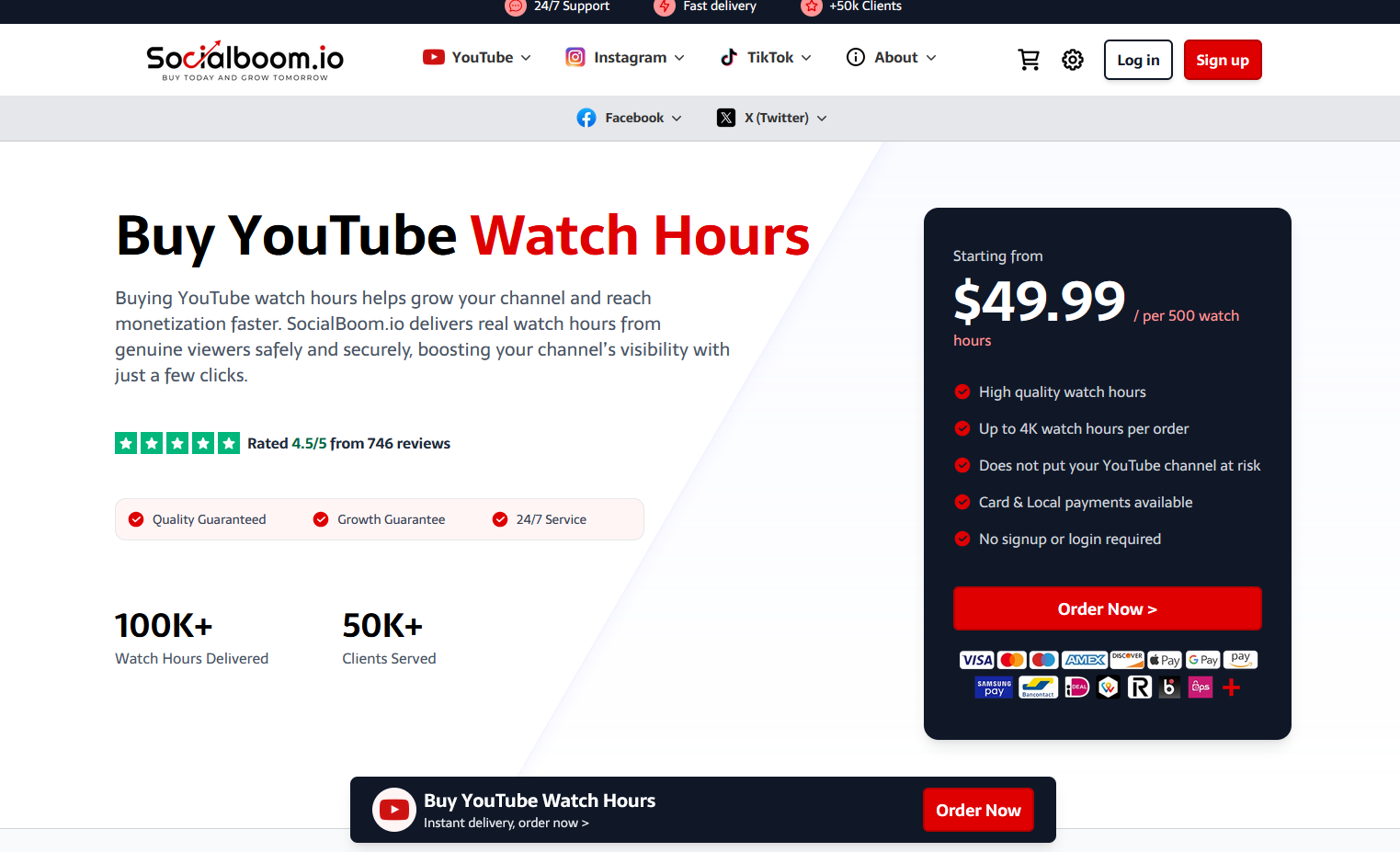 7 Best Sites to Buy YouTube Watch Hours in 2026 - Reviewed